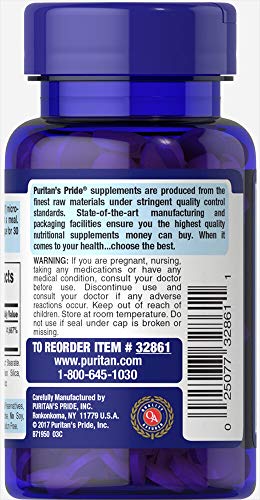 Puritan's Pride Methylcobalamin Vitamin B-12 1000 mcg