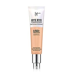 bye bye foundation spf 50+ full coverage moisturizer neutral medium 1.08 oz.