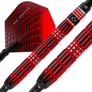 harrows red horizon 90% tungsten soft tip darts (18)