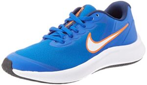 nike star runner 3 sneaker – kids’, game royal-white-midnight navy, 3.5 big kid