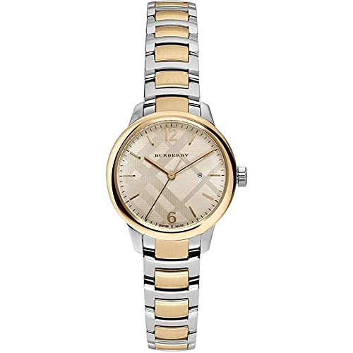 Burberry Women's The Classic Round Two-Tone Stainless Steel Bracelet Timepiece 32mm BU10118