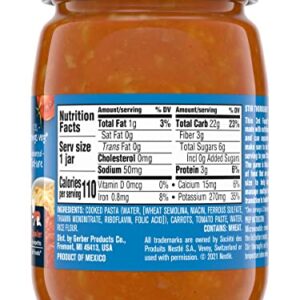 Gerber Mealtime for Baby 3rd Foods Veggie Power Baby Food Jar, Pasta Marinara, Non-GMO Pureed Baby Food for Crawlers, 6-Ounce Glass Jar (Pack of 12 Jars)