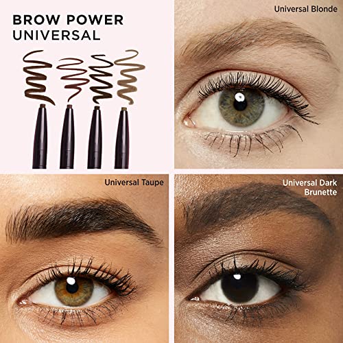 IT Cosmetics Brow Power, Universal Taupe - Travel Size - Universal Eyebrow Pencil - Mimics the Look of Real Hair - Budge-Proof Formula - With Biotin, Saw Palmetto & Antioxidants - 0.0025 oz