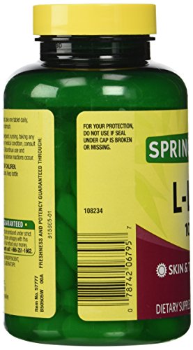 Spring Valley - L-Lysine 1000 mg, 100 Tablets