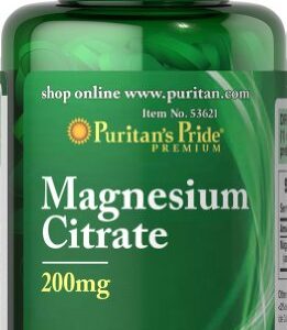 Puritan's Pride Magnesium Citrate 200mg