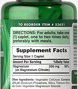 Puritan's Pride Magnesium Citrate 200mg