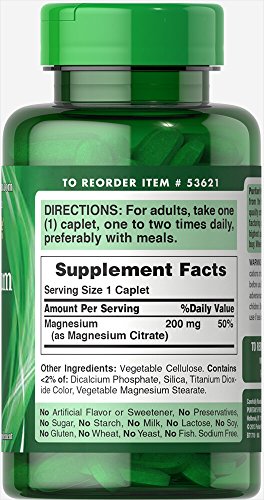 Puritan's Pride Magnesium Citrate 200mg