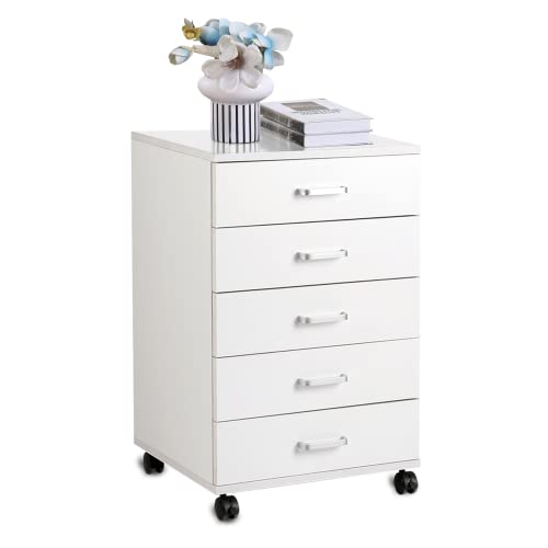 TUSY 5-Drawer Office Storage File Cabinet, Storage Organization for Home, Office, Closet, Bedroom