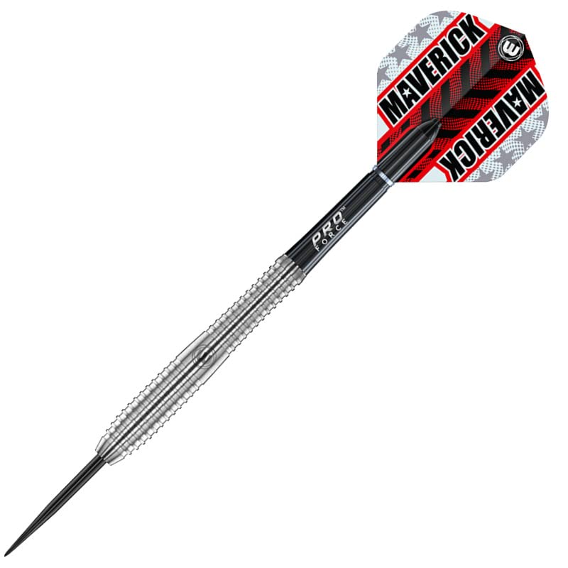 Winmau Maverick 22 Gram Professional Steeltip Tungsten Darts Set with Flights and Stems (Shafts)