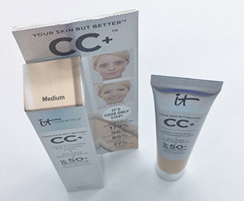 It Cosmetics Your Skin But Better CC+ Cream SPF 50+, 12 ml, Travel Size Medium