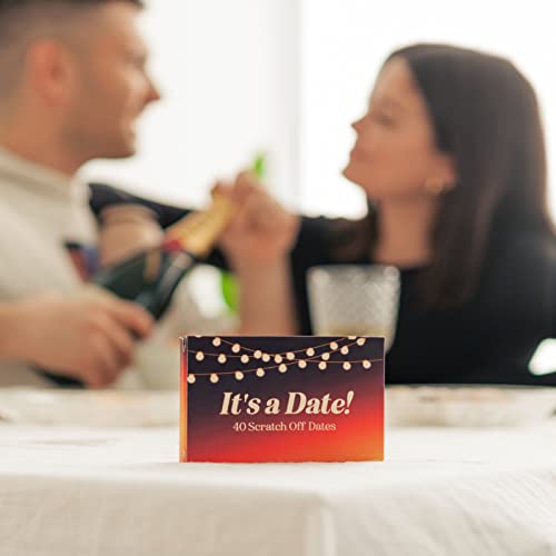 It's a Date!™ - 40 Fun and Romantic Scratch Off Date Night Ideas for Him, Her, Girlfriend, Boyfriend, Wife, or Husband, Perfect for Date Night, Special Couples Gift for Valentine's Day, Anniversaries, Birthdays, and more! (2nd Edition)