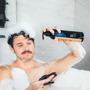 MANSCAPED® Buff Bundle Full-Body Shower Kit Including The Body Buffer Silicone Scrubber & Two 16oz Bottles of UltraPremium Persevere™ Body Wash, Luxurious Clean Formula Infused with Aloe Vera