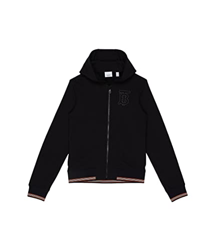 BURBERRY Boy's Lester Hoodie (Little Kids/Big Kids) Black 4 Years