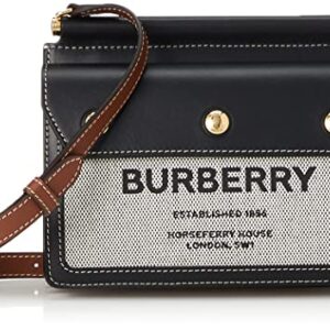 BURBERRY Shoulder Bag, Black/tan