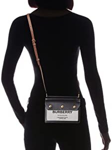 BURBERRY Shoulder Bag, Black/tan