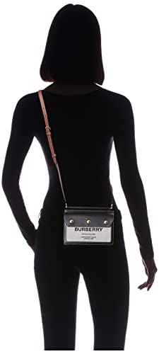 BURBERRY Shoulder Bag, Black/tan