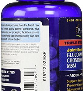 Puritan's Pride 2 Pack of Triple Strength Glucosamine, Chondroitin & MSM Joint Soother Puritan's Pride Triple Strength Glucosamine, Chondroitin & MSM Joint Soother-90 Caplets