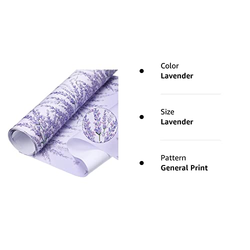 10 Sheets Drawer Liners for Dresser Lavender Scented Drawer Liners Drawer Paper Liner Non Adhesive Scented Liners for Drawers Fragrant Drawer Liners for Home Shelf Closet (Lavender,Lavender)