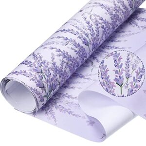 10 sheets drawer liners for dresser lavender scented drawer liners drawer paper liner non adhesive scented liners for drawers fragrant drawer liners for home shelf closet (lavender,lavender)