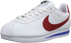 nike women’s classic cortez leather,white/varsity red/varsity royal,6.5