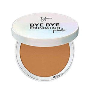 it cosmetics bye bye foundation powder (rich honey)