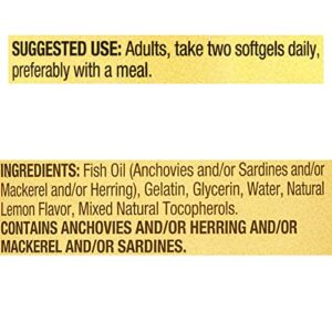 Essential Omega-3. Includes Luall Fridge Magnetic + Spring Valley Omega-3 Fish Oil Soft Gels, 1000 mg (120 MINI SoftGels)