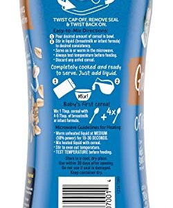 Gerber Cereal for Baby 1st Foods Grain & Grow Oatmeal Cereal, Made with Whole Grains & Essential Nutrients, Non-GMO, For Supported Sitters, 8-Ounce Canister (Pack of 3)