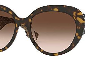 BURBERRY BE 4298 382713 Havana Plastic Cat-Eye Sunglasses Brown Gradient Lens