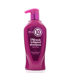 it’s a 10 haircare sulfate free miracle whipped shampoo, 10 fl. oz.