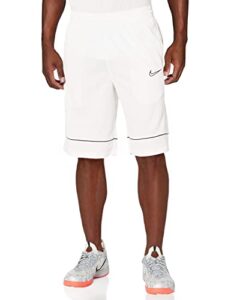 nike shorts fastbreak white/white/black md