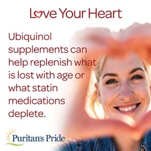 Ubiquinol 200mg, Supports Heart Health, 60 Softgels by Puritan's Pride