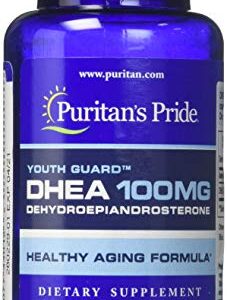 Puritans Pride DHEA* 100 Mg,Healthy Aging Formula, 60 Count