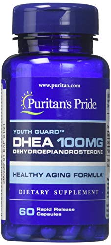 Puritans Pride DHEA* 100 Mg,Healthy Aging Formula, 60 Count