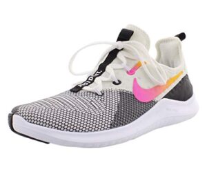 nike womens free tr 8 womens 942888-008 size 8, black/laser fuchsia