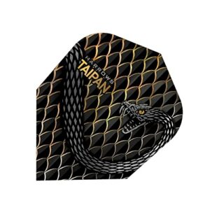 harrows taipan | 100 micron dart flights, 5 sets of 3 flights, standard no. 6, gold