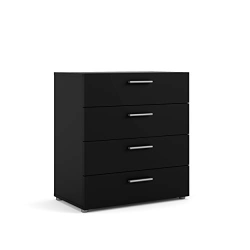 Tvilum Pepe 4 Drawer Chest - Black Matte