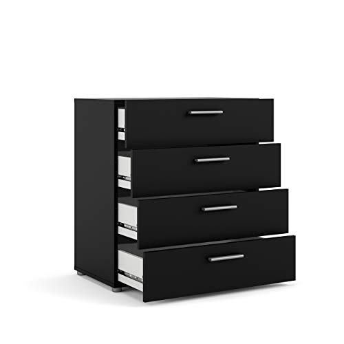 Tvilum Pepe 4 Drawer Chest - Black Matte