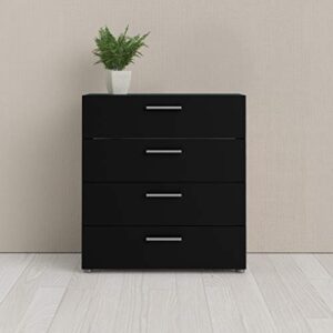 Tvilum Pepe 4 Drawer Chest - Black Matte