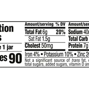 Gerber Mealtime for Baby 2nd Foods Baby Food Jar, Chicken & Gravy, Non-GMO Pureed Baby Food with Essential Nutrients, 2.5-Ounce Glass Jar (Pack of 6 Jars)