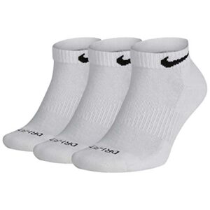 nike 3-pack everyday plus cushion low-cut training (100, l)