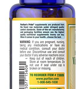 Puritan's Pride High-Potency Vitamin D3 1000 IU, 200 Softgels