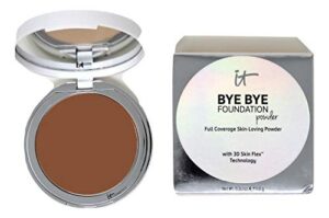 it cosmetics, bye bye foundation powder (deep sienna)