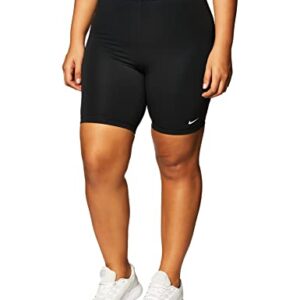 Nike Pro 365 Women's High-Rise 7" Shorts, Black/White, Small