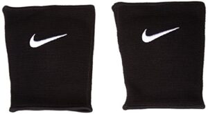 nike essentials volleyball knee pad, black, medium/large