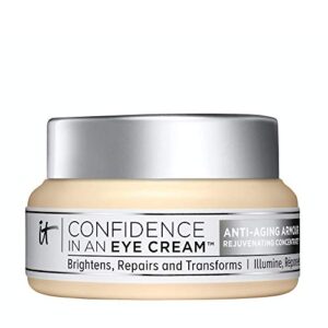 it cosmetics confidence in an eye cream – anti-aging eye moisturizer – for dark circles, dryness, wrinkles & fine lines – with ceramides & collagen – 0.5 fl oz