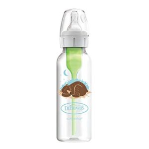 Dr. Brown’s Natural Flow® Anti-Colic Options+™ Narrow Baby Bottles 8 oz/250 mL, with Level 1 Slow Flow Nipple, 6 Pack, 0m+ Woodland Animals Gift Set