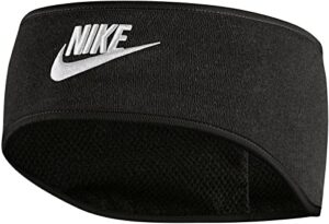 nike mens club fleece headband black | black | white