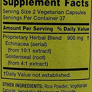 SpringValley Echinacea Goldenseal Blend - Supports Immune Health - 900 mg, 75 Capsules