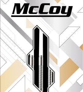 McCoy Darts D6074 Max | Premium 90% Tungsten Soft Tip Darts Set | Silver 18g