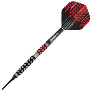 RED DRAGON Crossfire 22 Gram Premium Tungsten Darts Set with Flights and Stems